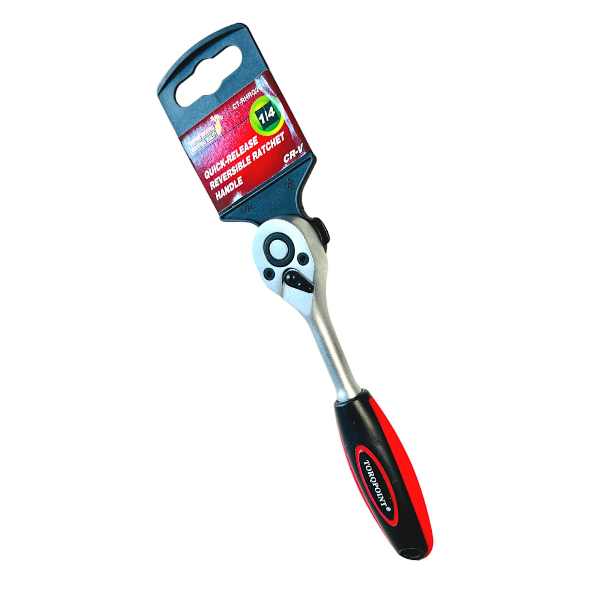 1/4" Dr. Ratchet Handle Wrench CR-V Steel , Grip , Quick Release, Made ...